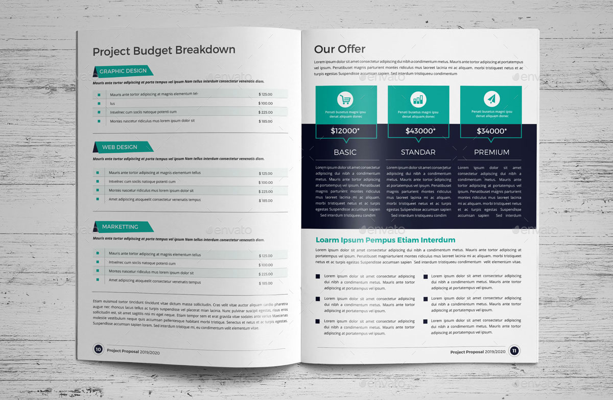 Project Proposal InDesign Template v6, Print Templates | GraphicRiver