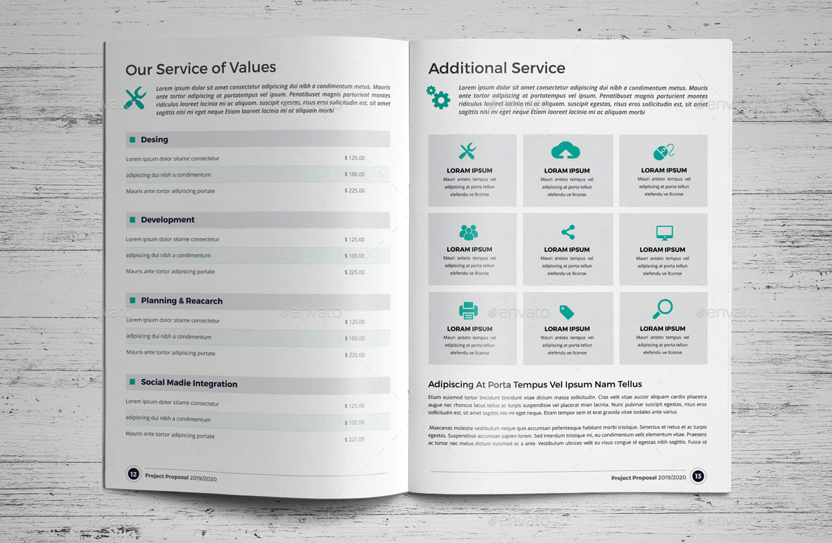 Project Proposal InDesign Template v6, Print Templates | GraphicRiver