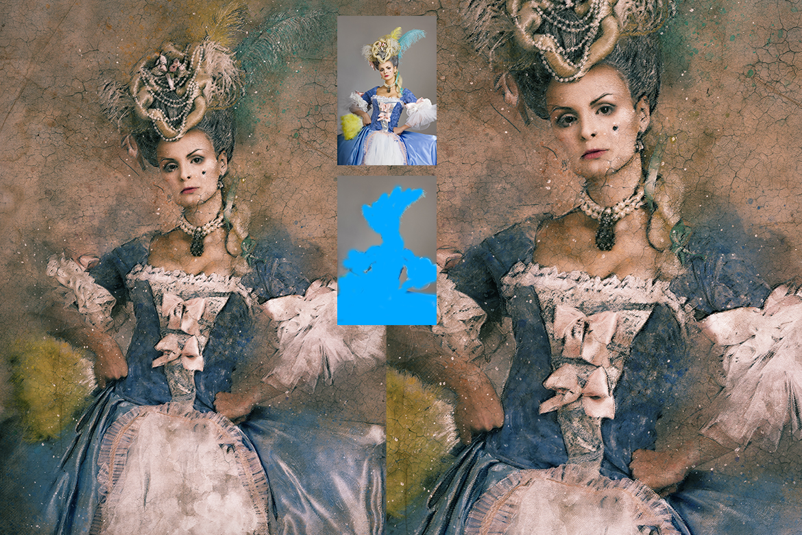 Vintage Sketch Photoshop Action - Painting Effect, Add-ons | GraphicRiver