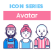 Avatar Icons, Icons | GraphicRiver