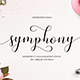 Symphony Script, Fonts | GraphicRiver