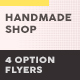 Handmade Shop Flyers 2 – 4 Options, Print Templates | GraphicRiver