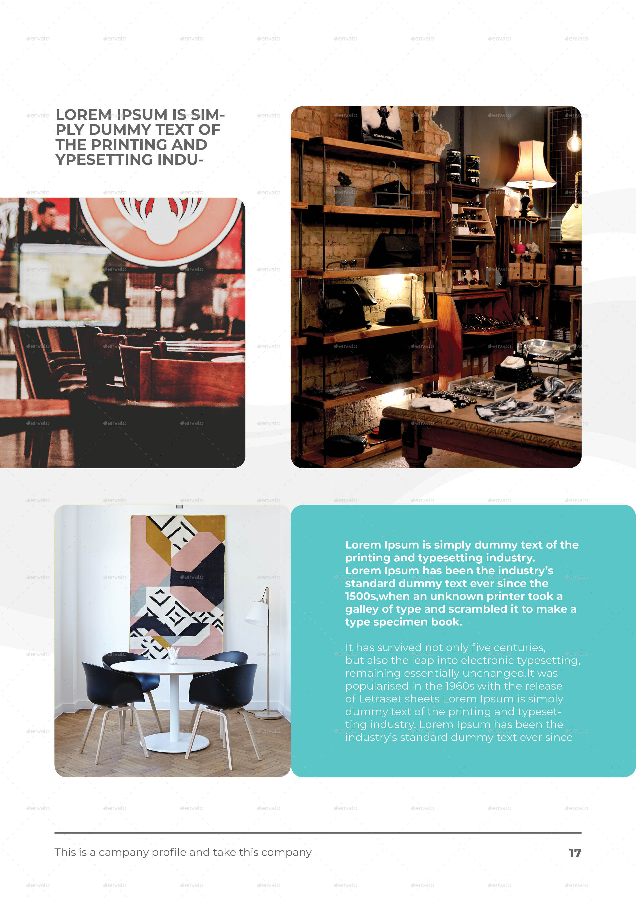 Creative Profile Template, Print Templates | GraphicRiver