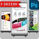 Multipurpose Roll Up Banner 3 in 1, Print Templates | GraphicRiver
