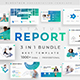 Status Report 3 in 1 Pitch Deck Bundle Keynote Template, Presentation ...