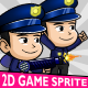Police Man 2D Game Character Sprite, Game Assets | GraphicRiver