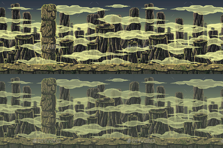2D Game Mountain Backgrounds Pixel Art, Game Assets | GraphicRiver
