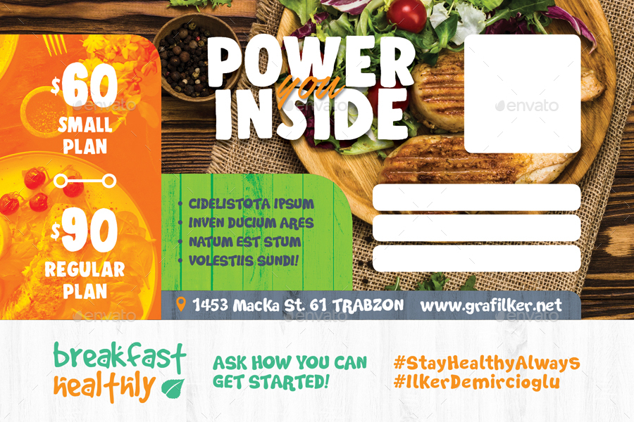 Healthy Food Bundle Templates, Print Templates | GraphicRiver