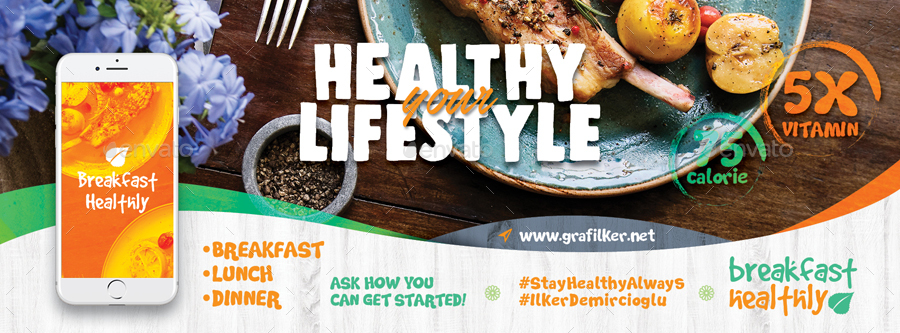 Healthy Food Bundle Templates, Print Templates | GraphicRiver