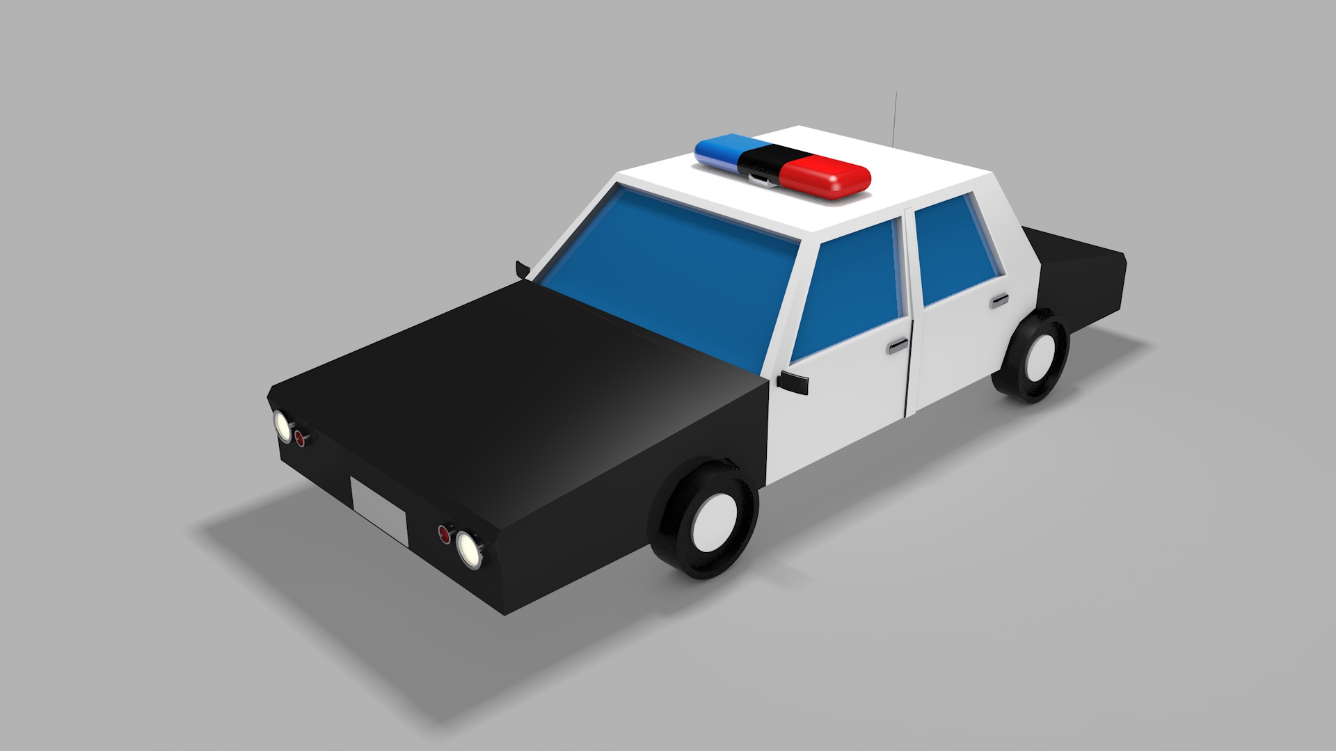 Low Poly Police Car by ahadulhasan | 3DOcean