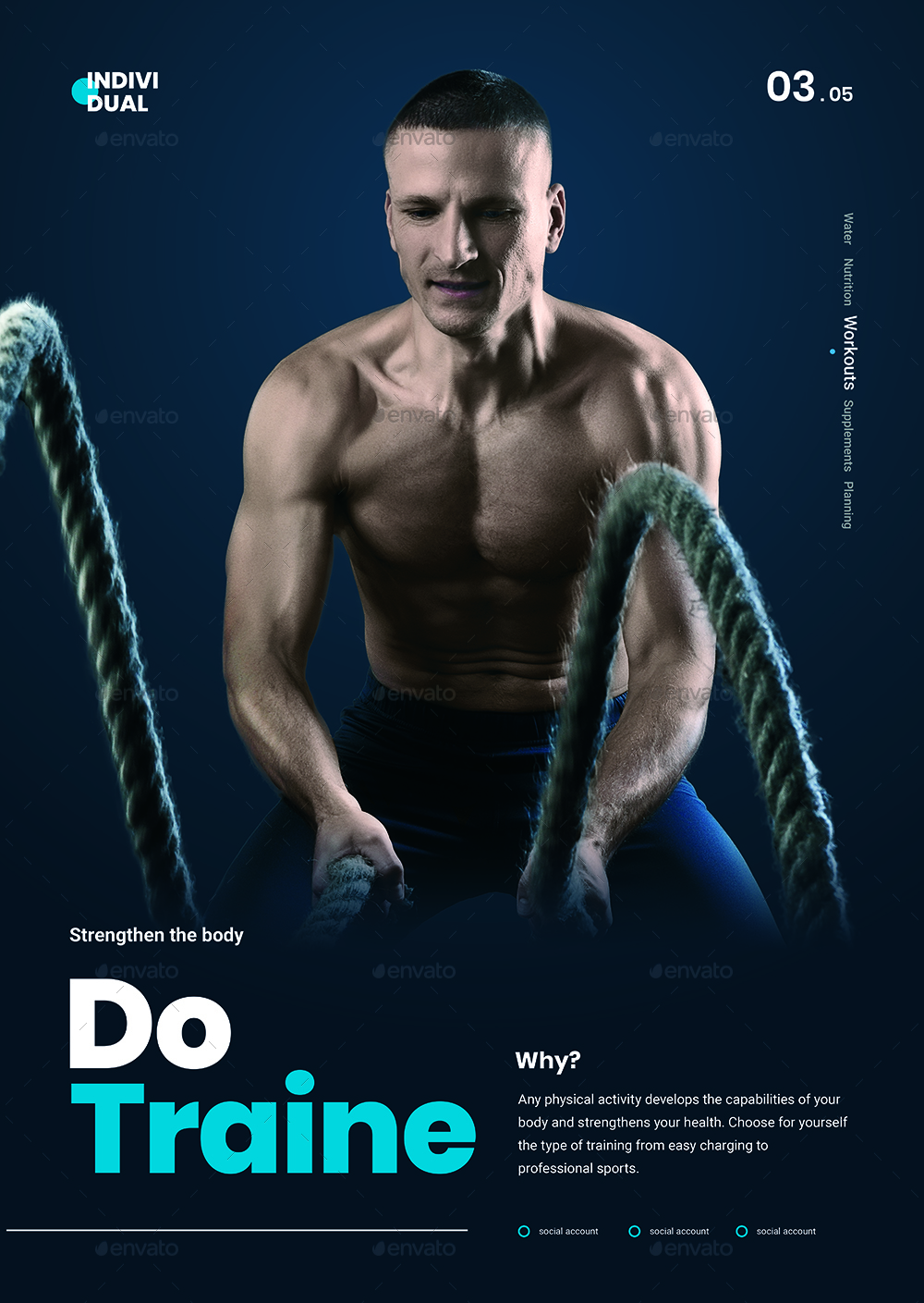 5 Consecutive Healthy Body Basics Posters, Print Templates | GraphicRiver