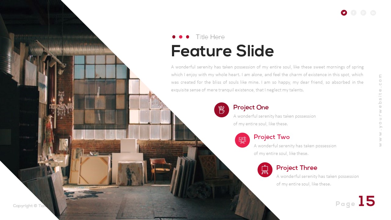 Portrayal - Artistic PowerPoint Template, Presentation Templates ...