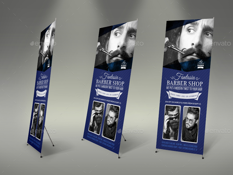 Barber Shop Advertising Bundle Vol.2, Print Templates | GraphicRiver