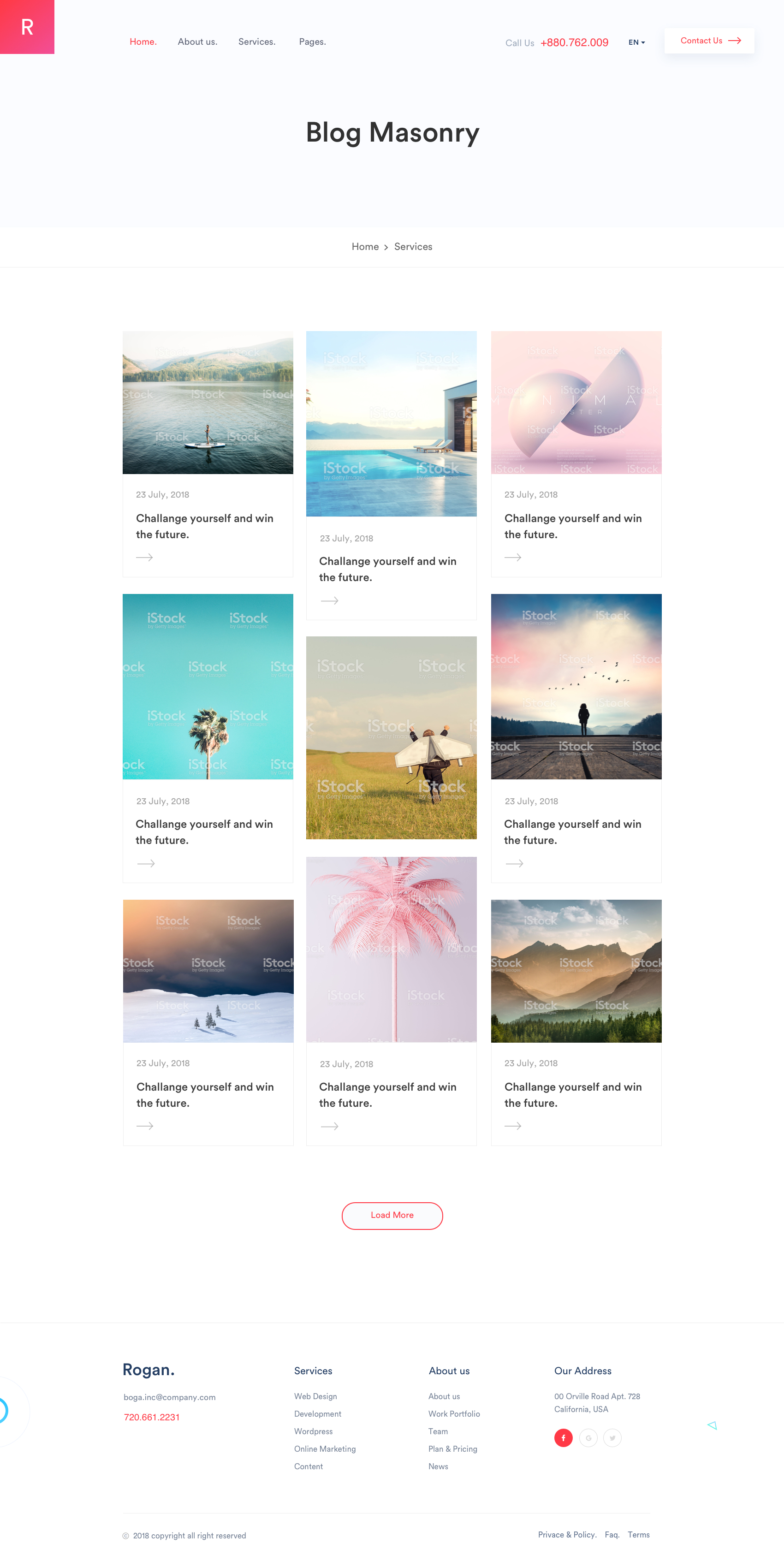 Rogan - Creative Multi-Purpose Sketch & PSD Template by CreativeGigs