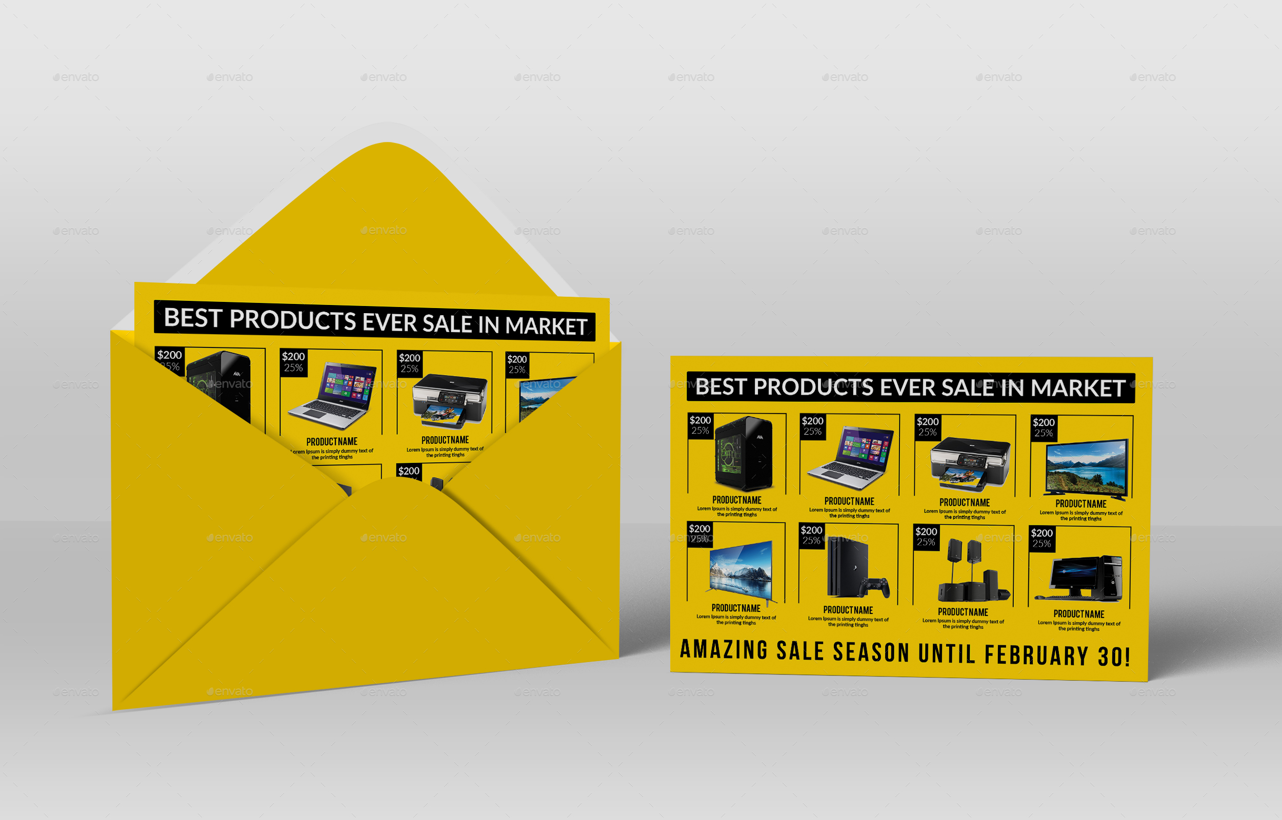 Big Sale Promotion PostCard, Print Templates | GraphicRiver