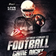 Football Game Night Flyer, Print Templates | GraphicRiver