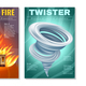 Natural Disasters Posters Set, Vectors | GraphicRiver