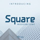 Square Modern Font, Fonts | GraphicRiver
