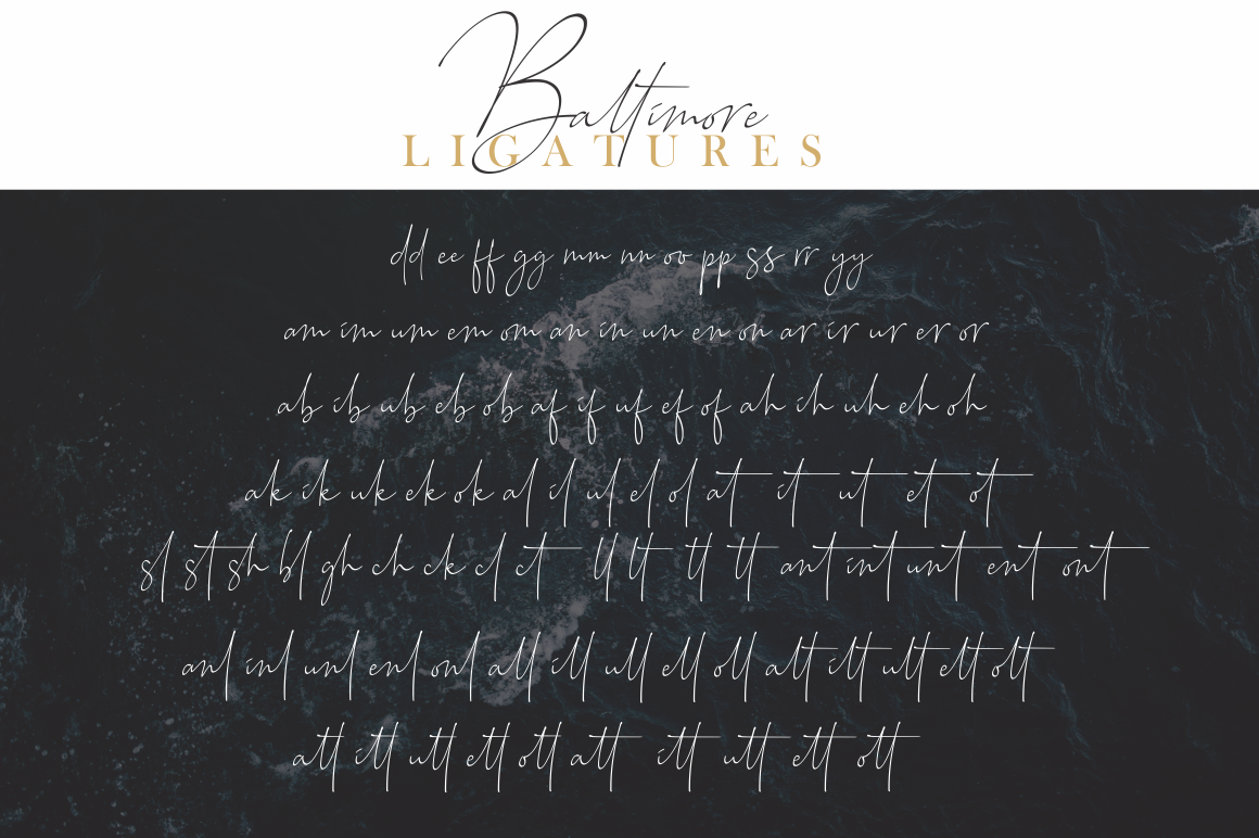 Baltimore - 4 Font Family, Fonts | GraphicRiver