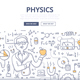 Physics Doodle Concept, Vectors | GraphicRiver