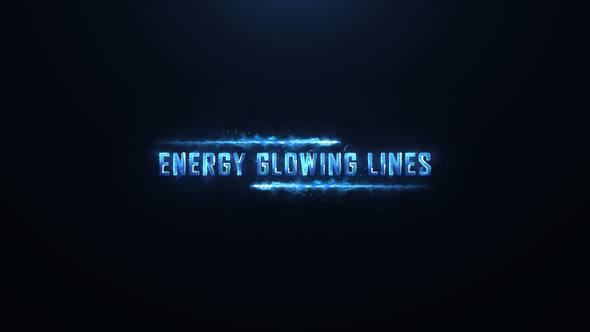 Energy Glowing Lines, After Effects Project Files | VideoHive