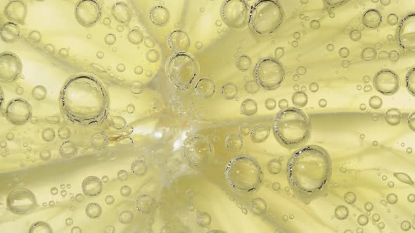 Lemon in fizzing soda, Stock Footage | VideoHive