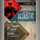 Acoustic Event Flyer / Poster, Print Templates | GraphicRiver