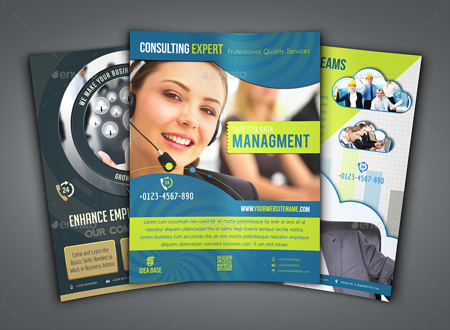 Corporate Flyer Bundle Template Vo.1, Print Templates | GraphicRiver