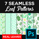 7 Original Leaf Patterns - Photoshop, Add-ons | GraphicRiver