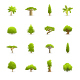 Trees - Color Vector Icons, Icons | GraphicRiver