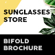 Sunglasses Store Bifold / Halffold Brochure, Print Templates | GraphicRiver