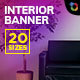 Interior Banner, Web Elements | GraphicRiver