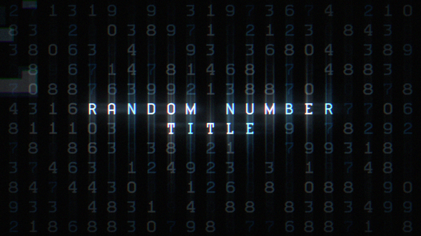 Random Number Titles, Premiere Pro Templates | VideoHive