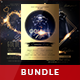 Golden Flyer Bundle, Print Templates | GraphicRiver