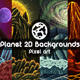 2D Game Planet Backgrounds Pixel Art, Game Assets | GraphicRiver