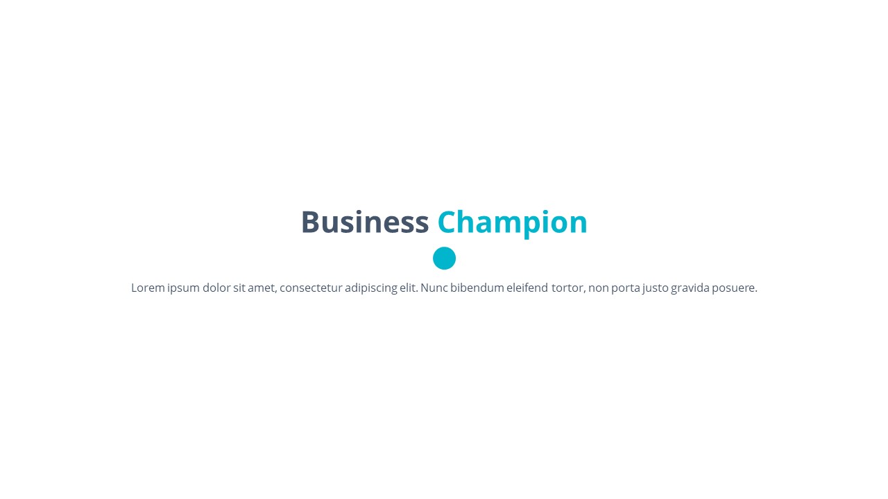 Business Champion Powerpoint Template, Presentation Templates ...