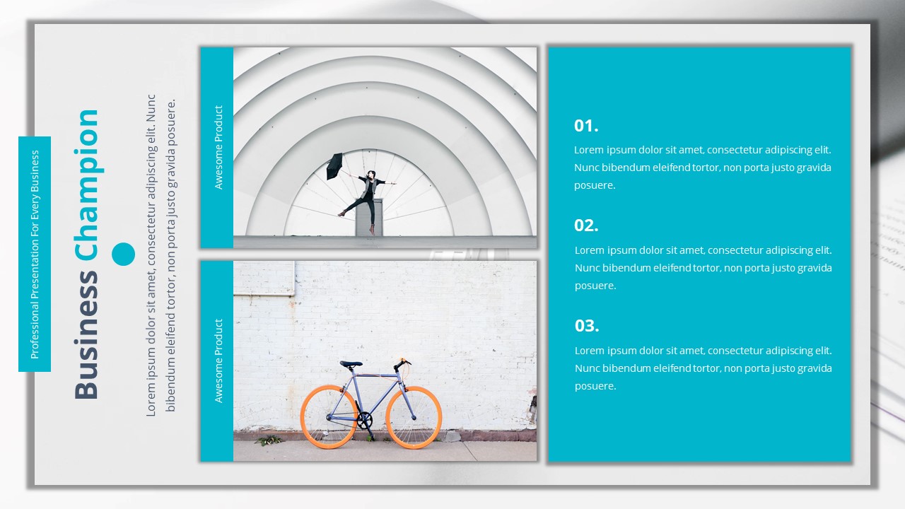 Business Champion Powerpoint Template, Presentation Templates ...