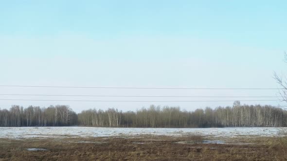 Siberian Spring Landscape, Stock Footage | VideoHive