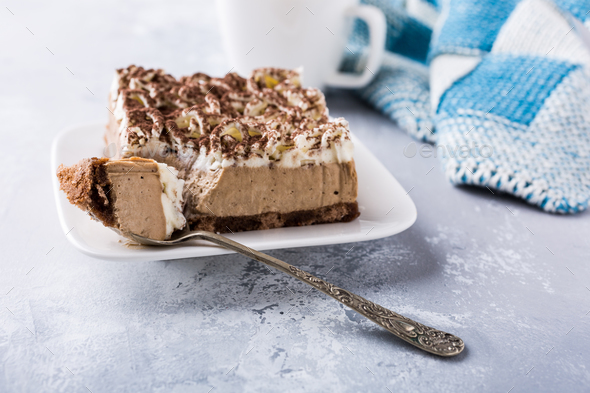 Portion of semifreddo cake Stock Photo by Merinka | PhotoDune