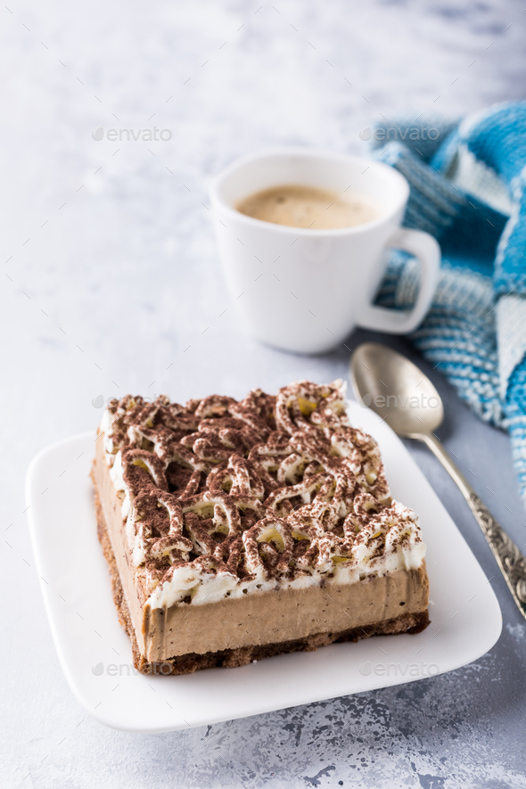 Portion of semifreddo cake Stock Photo by Merinka | PhotoDune