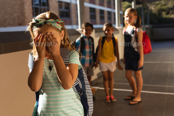 Children Crying At School
