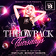 Throwback Thursday Party Flyer, Print Templates | GraphicRiver