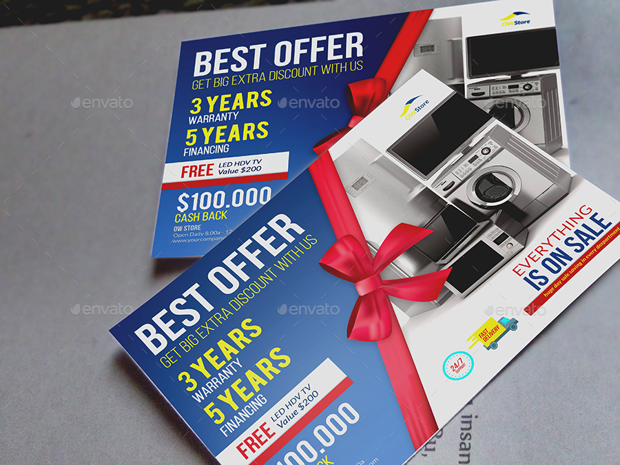 Best Offer Flyer Template, Print Templates | GraphicRiver