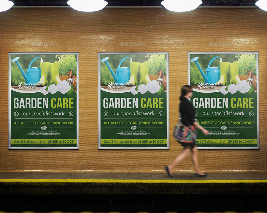 Garden Services Advertising Bundle by OWPictures | GraphicRiver