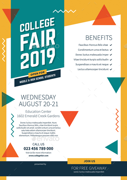College Fair, Print Templates | GraphicRiver