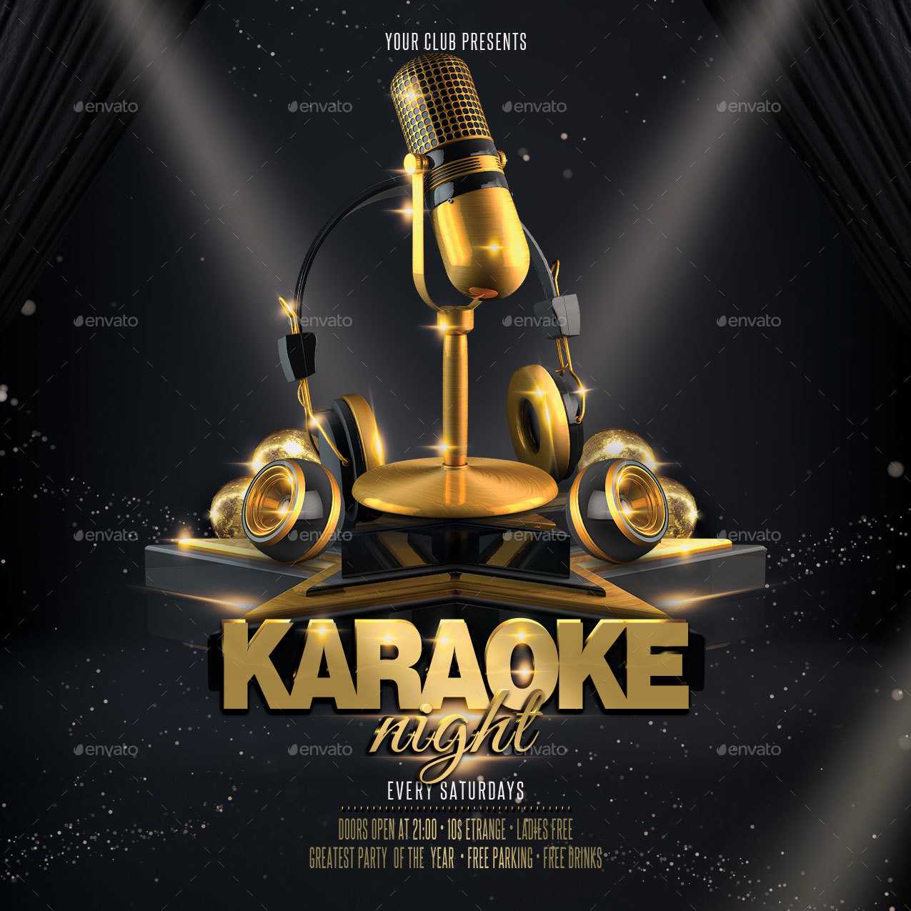 Karaoke Flyer, Print Templates | GraphicRiver