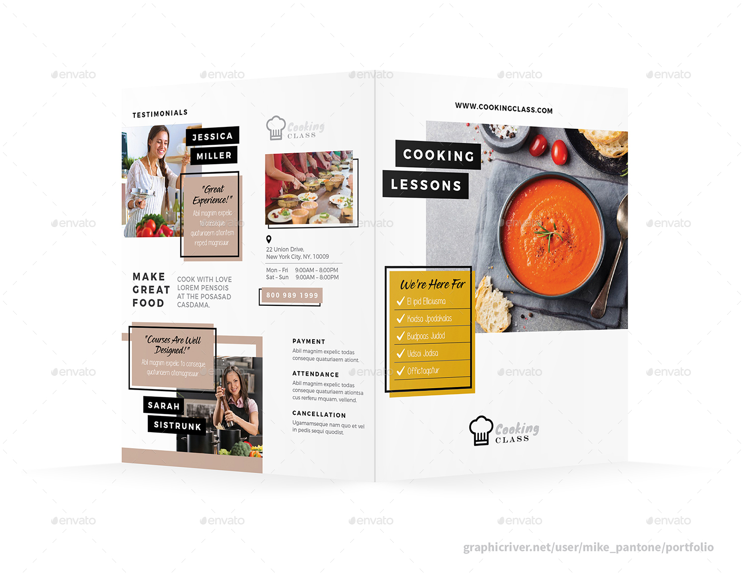 Cooking Class Print Bundle 3, Print Templates | GraphicRiver