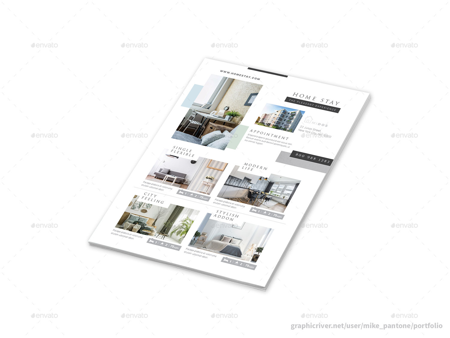 Home Stay Print Bundle, Print Templates | GraphicRiver