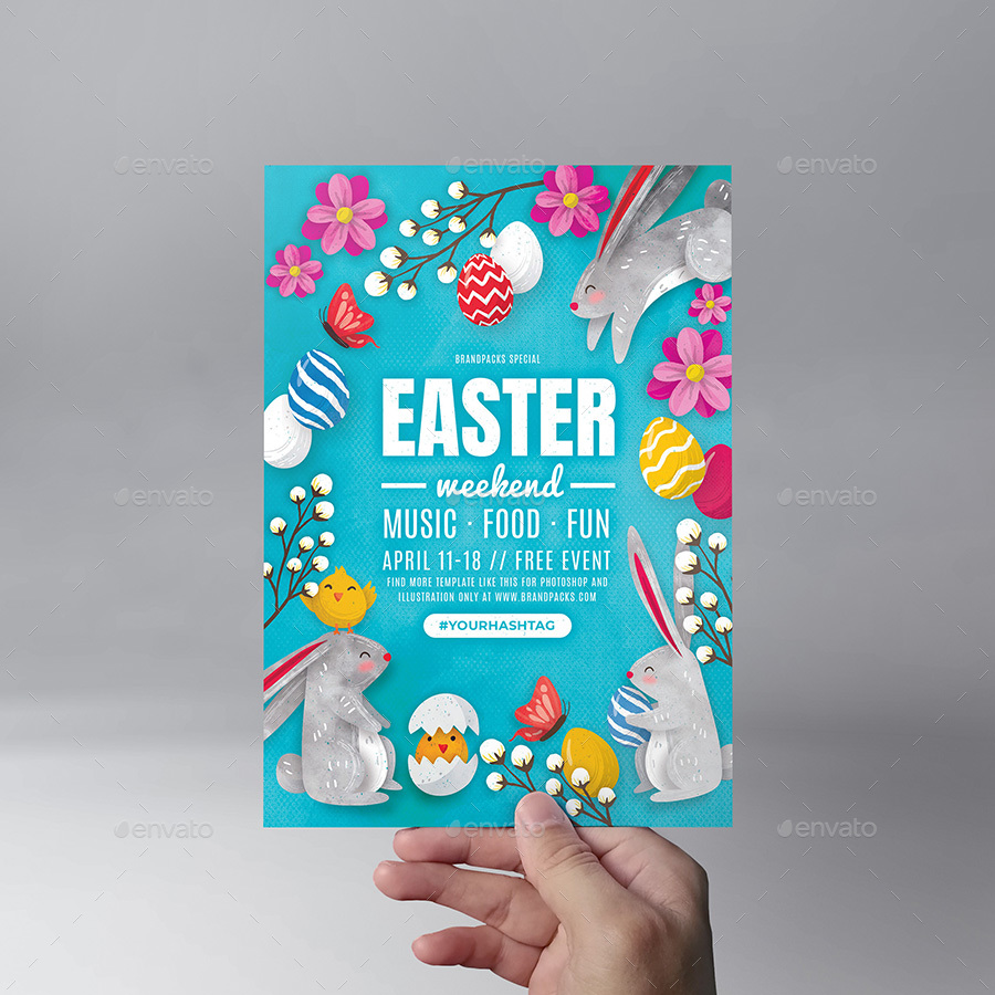 Easter Flyer, Print Templates | GraphicRiver