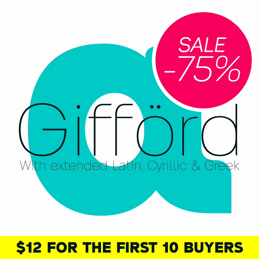 Gifförd Neue Font (4 Weights), Fonts | GraphicRiver